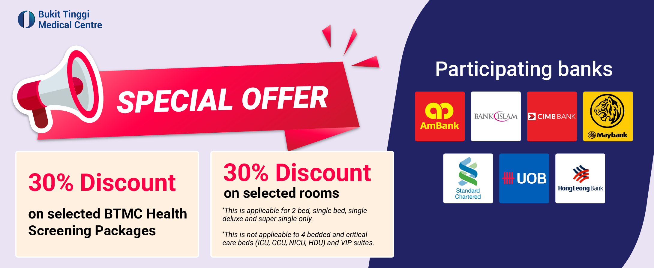 Healthcare Offers and Promotions | BTMC Klang | BTMC Klang